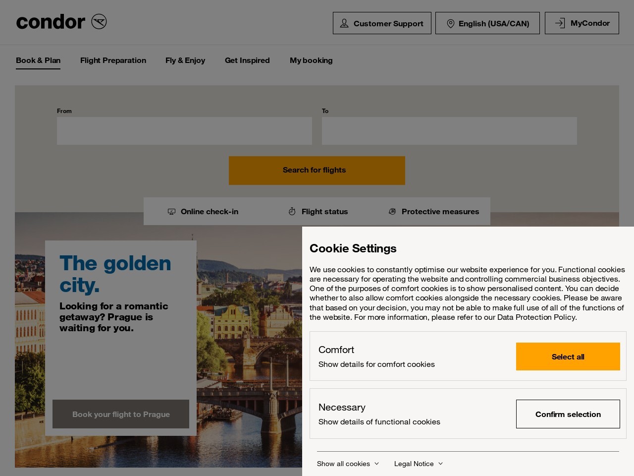 Condor - Travel Sites